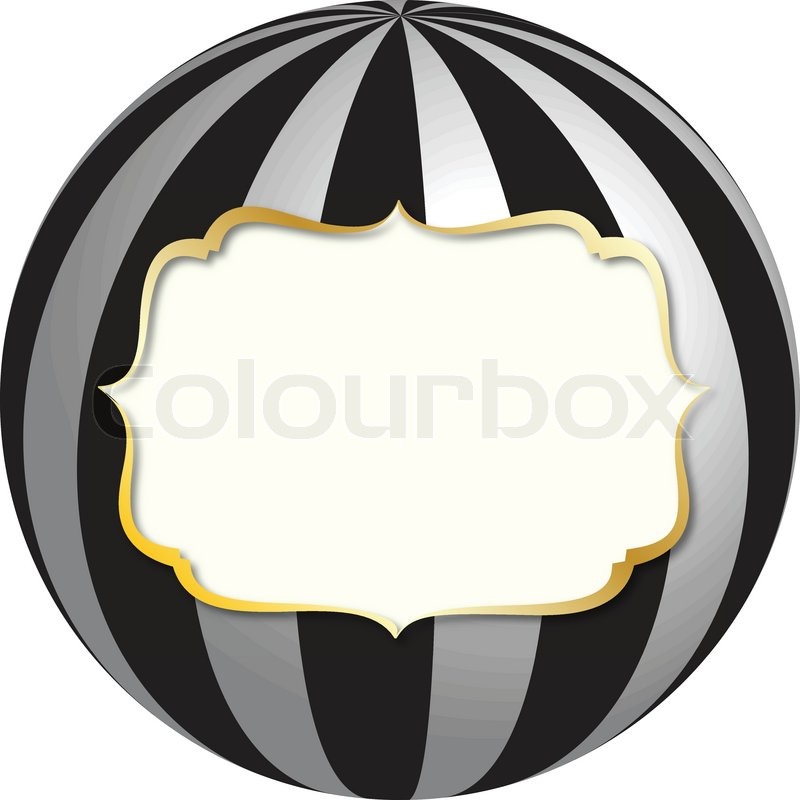 Ball frame | Stock vector | Colourbox