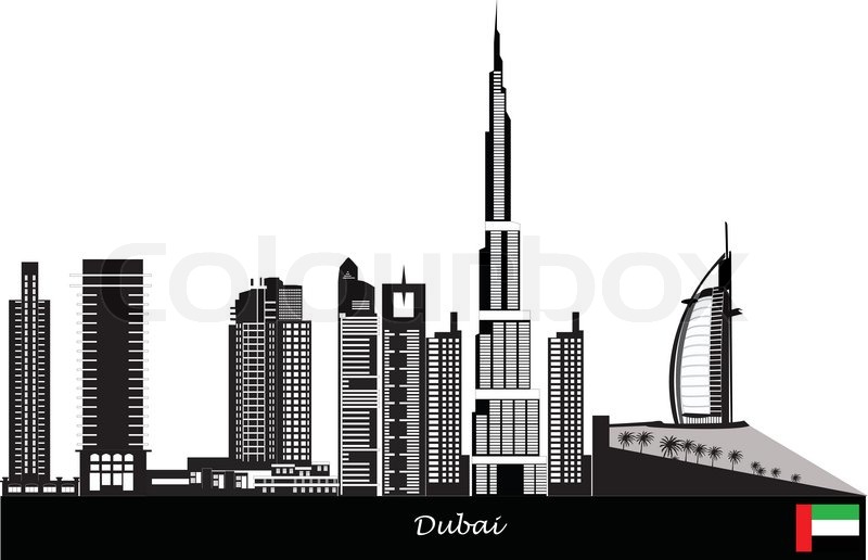 Dubai skyline | Stock vector | Colourbox