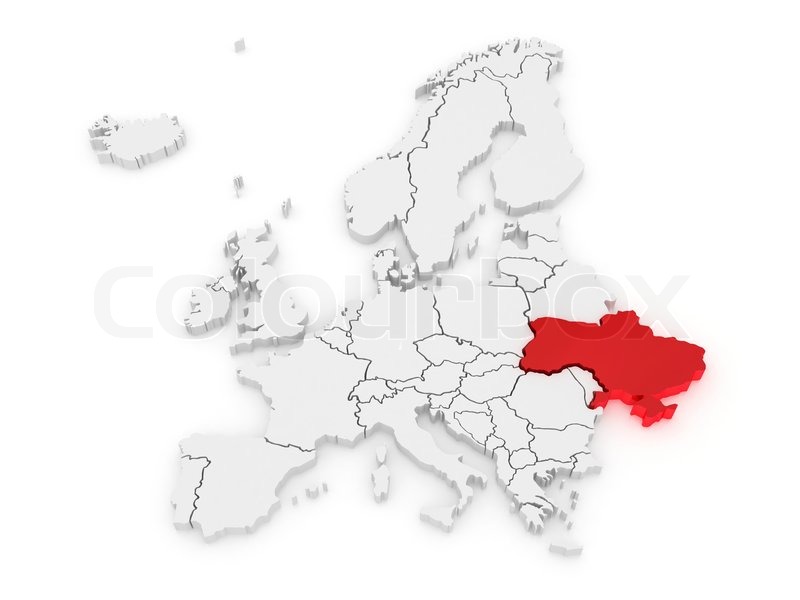 Map Of Ukraine In Europe