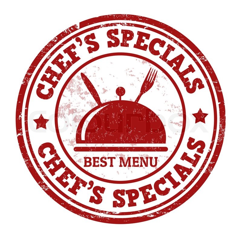 Chef's Specials-Stempel | Stock-Vektor | Colourbox