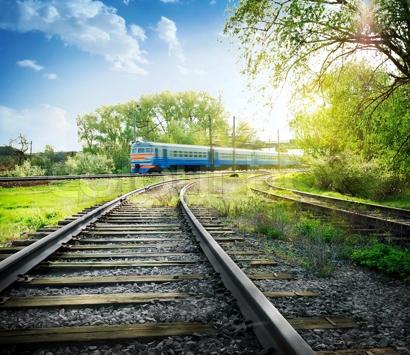 Eisenbahn Zug | Stock Bild | Colourbox