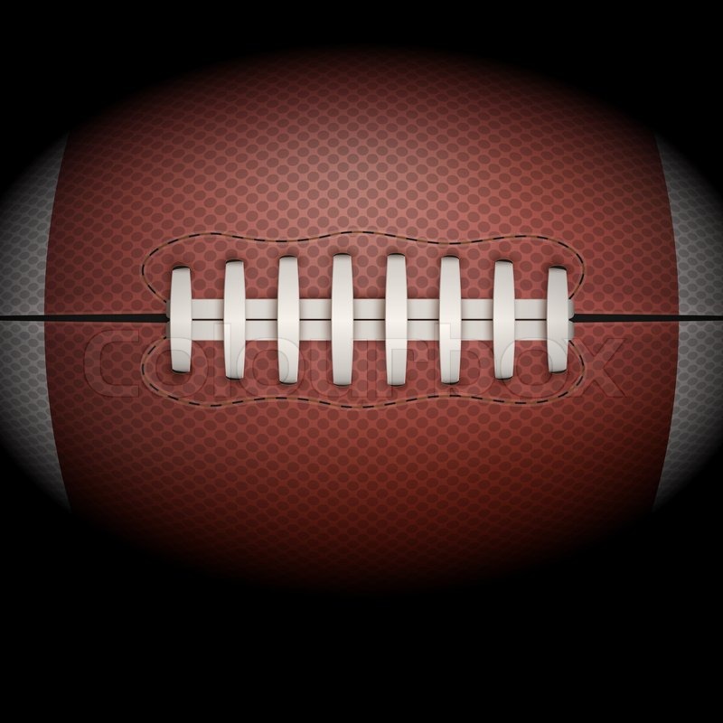American Football Ball Texture