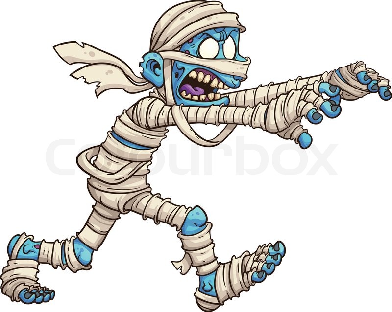 Cartoon mummy. Vector clip art ... | Stock vector | Colourbox