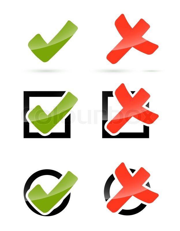 Set cross and hook | Stock vector | Colourbox