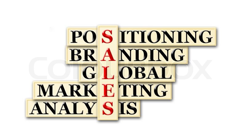 Acronym concept of sales and other ... | Stock image | Colourbox