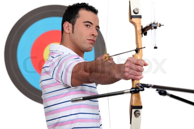 An archer. | Stock image | Colourbox