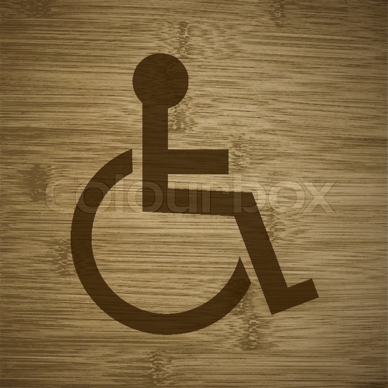 Disabled. Flat modern web button with ... | Stock vector | Colourbox