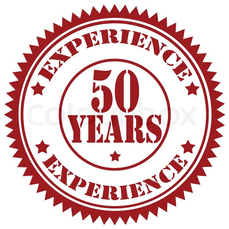 Rubber stamp with text 50 Years ... | Stock vector | Colourbox