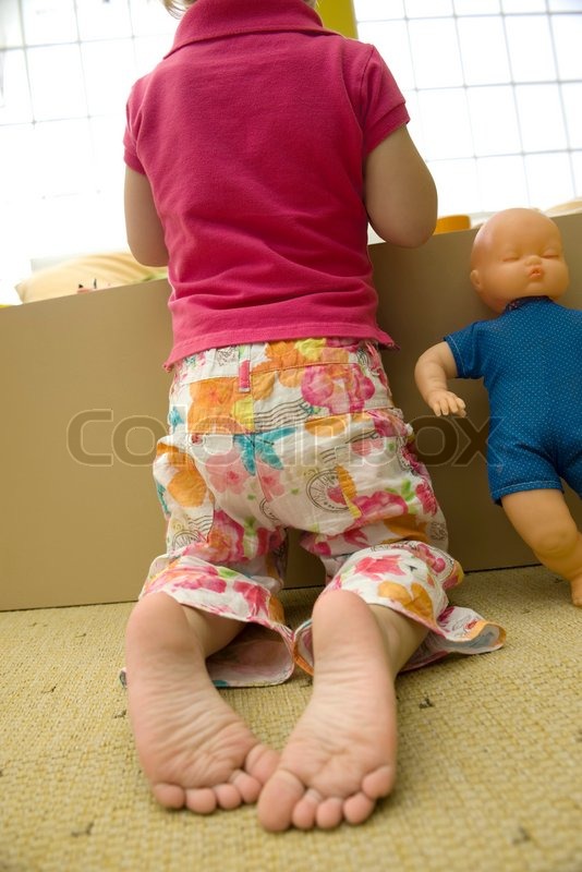 Child, feet, girl | Stock Photo | Colourbox