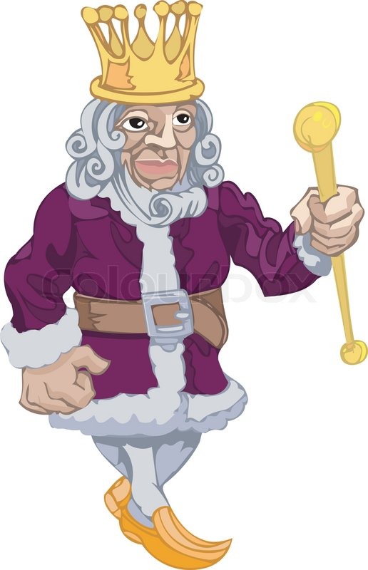 King illustration | Stock vector | Colourbox