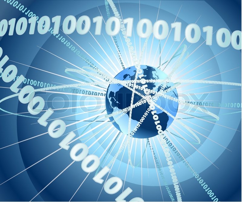 A dynamic 3d world map background with ... | Stock vector | Colourbox