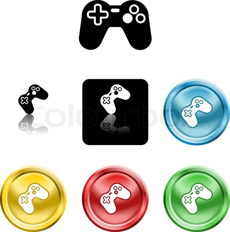 Game-Controller-Symbol symbol | Stock-Vektor | Colourbox