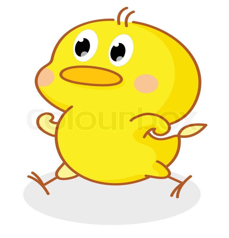 Funny cartoon chicks | Stock vector | Colourbox