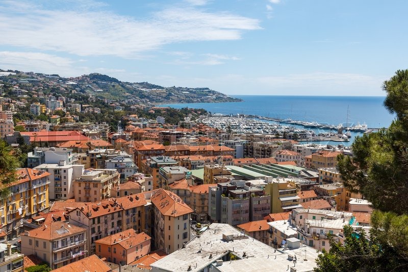 San Remo, the city is best known as a ... | Stock image | Colourbox