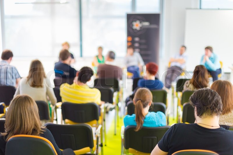Round table discussion at Business ... | Stock image | Colourbox