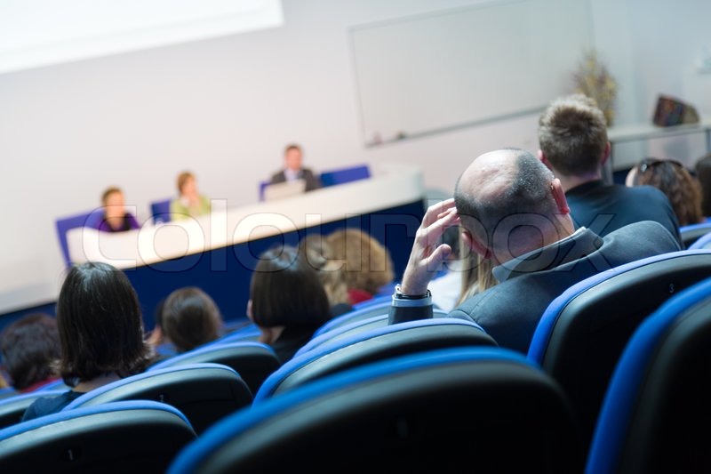 Business Conference and Presentation. ... | Stock Photo | Colourbox