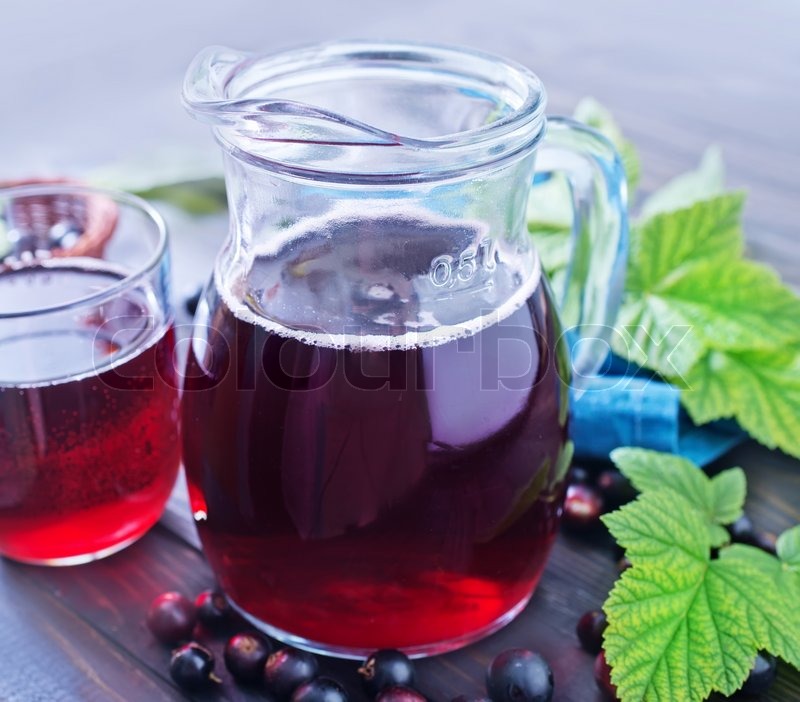 Black currant juice | Stock image | Colourbox