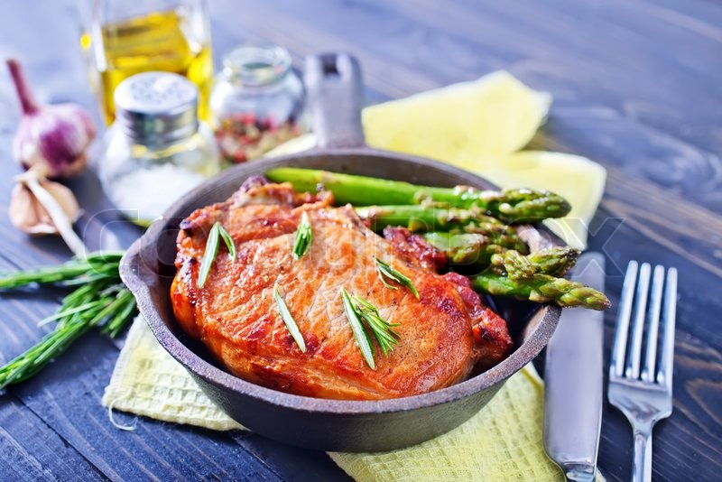 Fried meat | Stock image | Colourbox