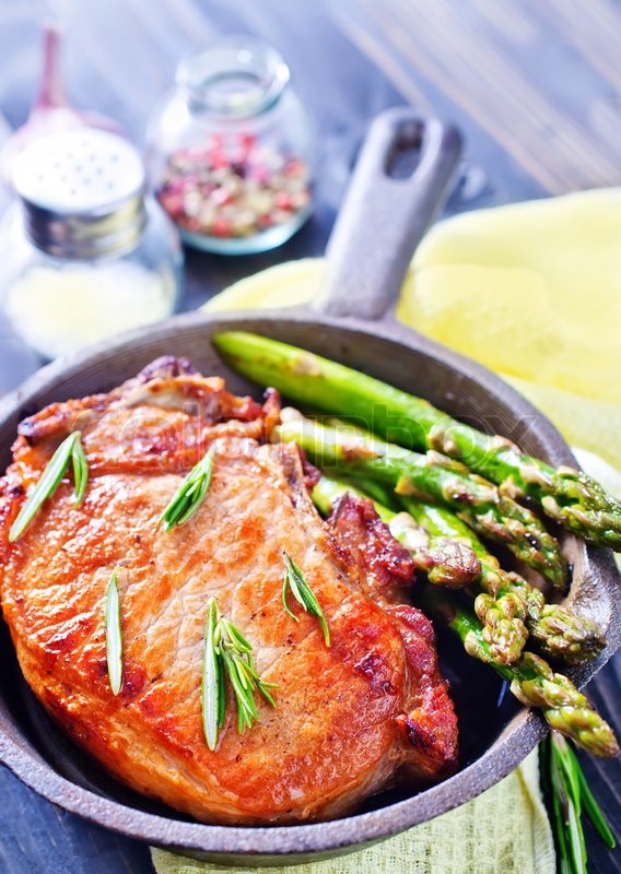Fried meat | Stock image | Colourbox
