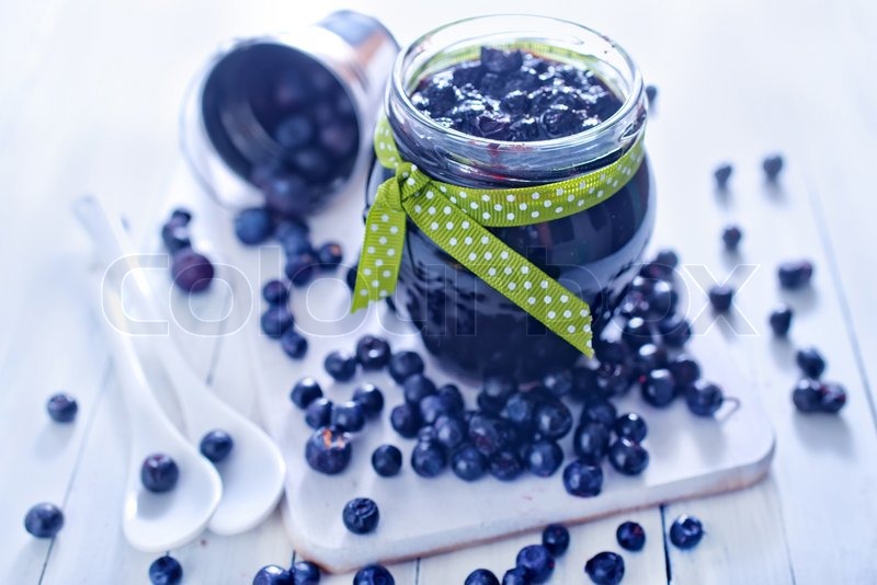 Blueberry jam | Stock image | Colourbox