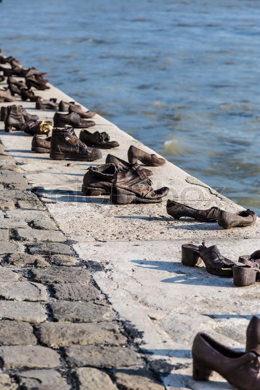 Shoes on the Danube, a monument to ... | Stock image | Colourbox