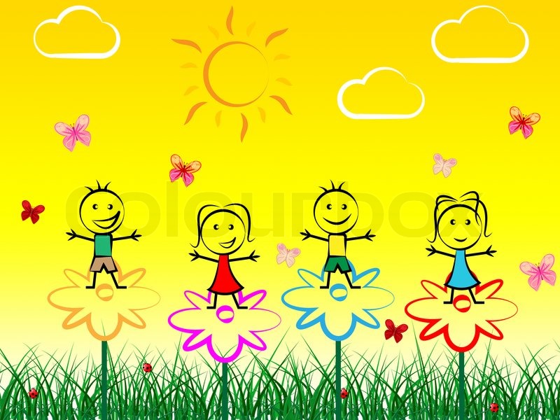 Sommer Kinder zeigt, Freizeit und Freude | Stock Bild | Colourbox