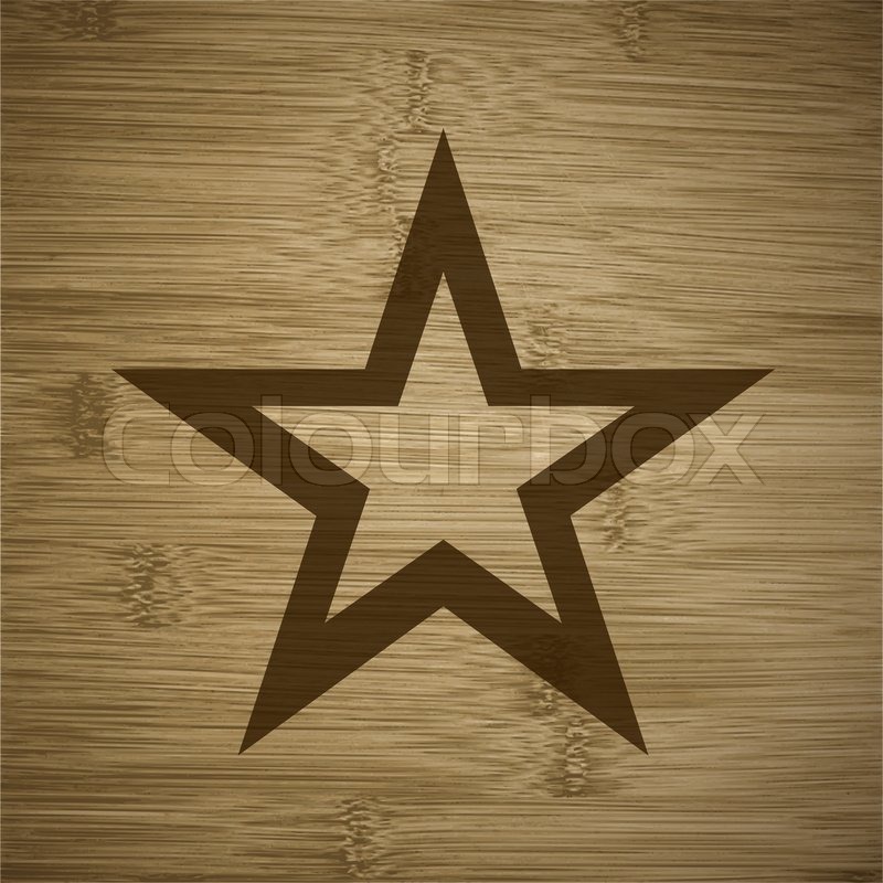 Star flat design with abstract ... | Stock image | Colourbox