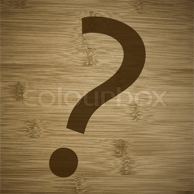 Question mark icon Flat with abstract ... | Stock image | Colourbox