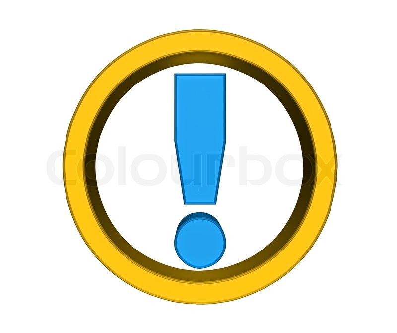 Ausrufezeichen | Stock Bild | Colourbox