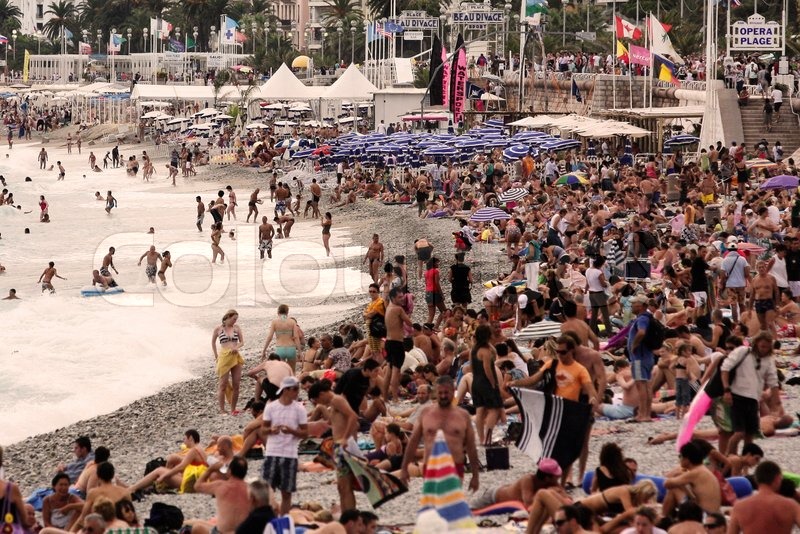 Plages pour le week-end du 15 aout | Stock Photo | Colourbox