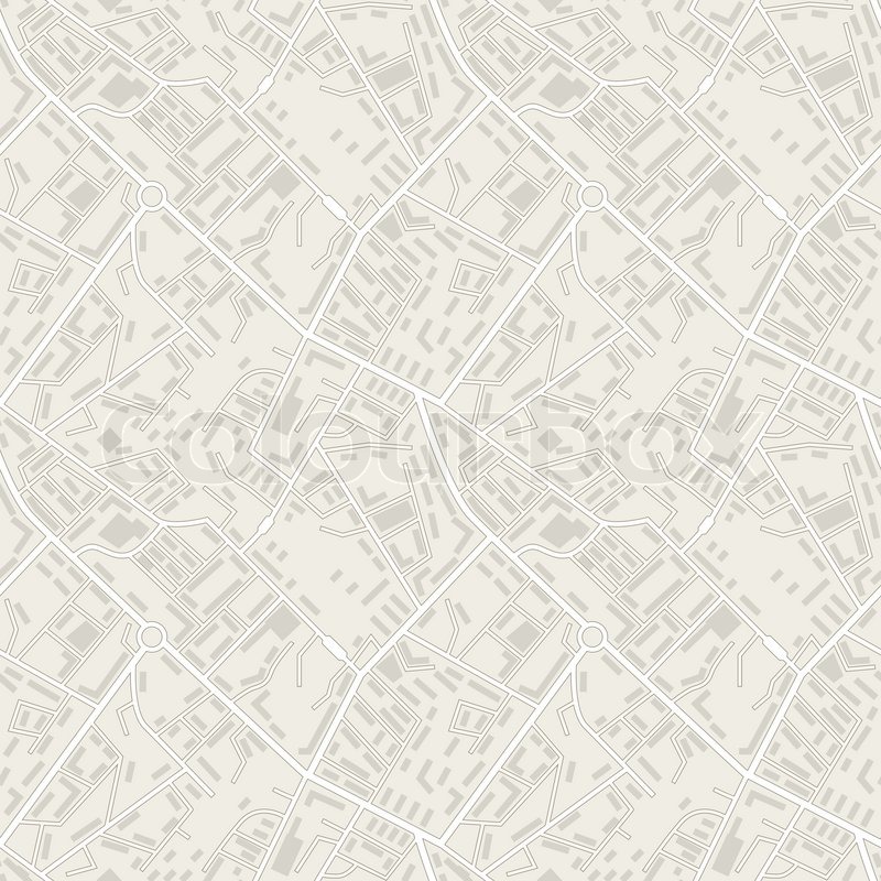 City map abstract seamless pattern ... | Stock vector | Colourbox