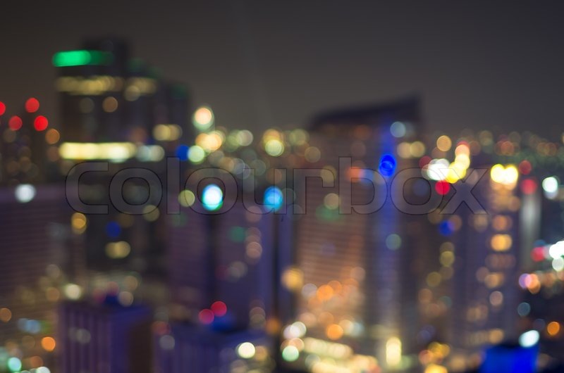 Cityscape background, Blurred Photo ... | Stock image | Colourbox
