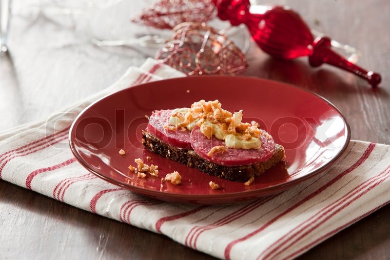 Traditional danish Christmas food for ... | Stock Photo | Colourbox