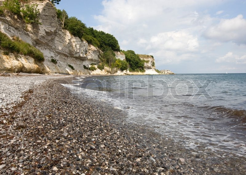 Cliffs along danish coast | Stock Photo | Colourbox