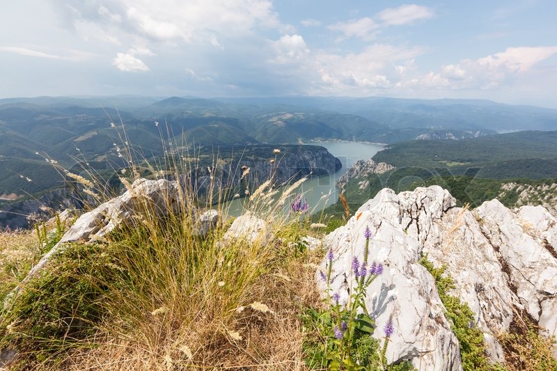 Danube gorge, Danube in Djerdap ... | Stock image | Colourbox