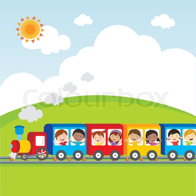 Circus Train Clip Art