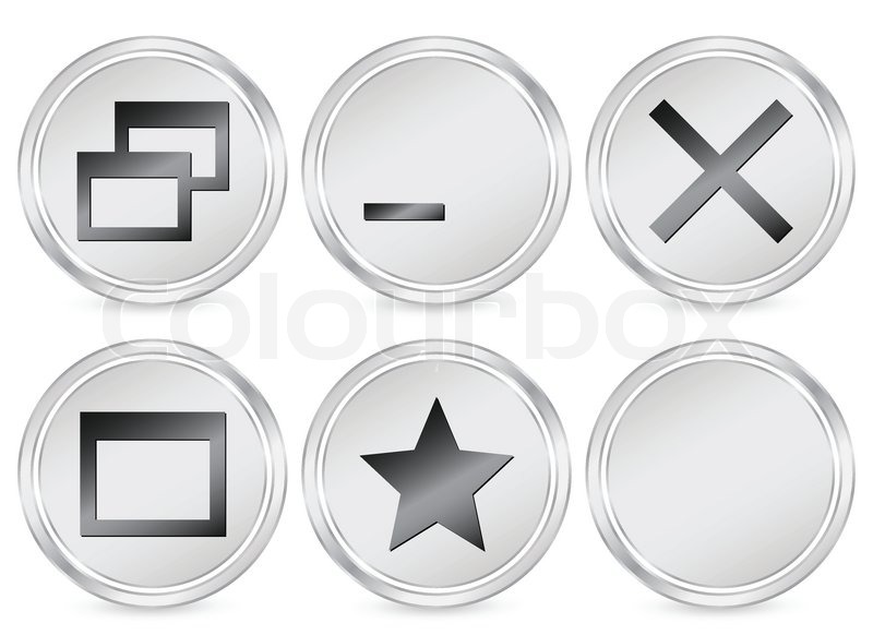 Computer Kreissymbol | Stock-Vektor | Colourbox