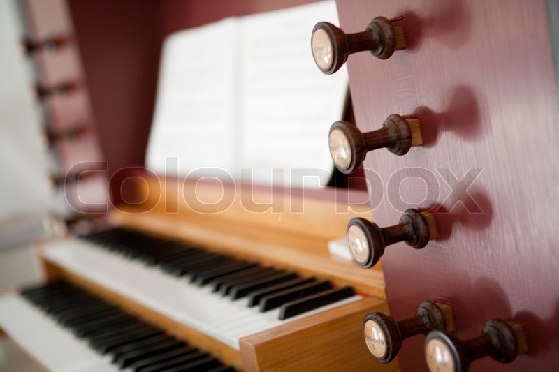 Organ keyboard | Stock image | Colourbox