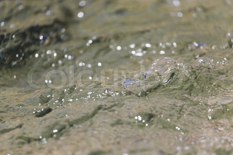 Background of whitewater on the river | Stock image | Colourbox