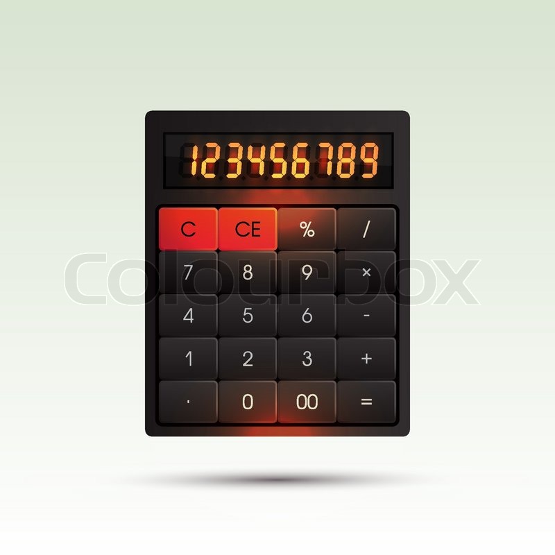 Vektor-Rechner | Stock-Vektor | Colourbox