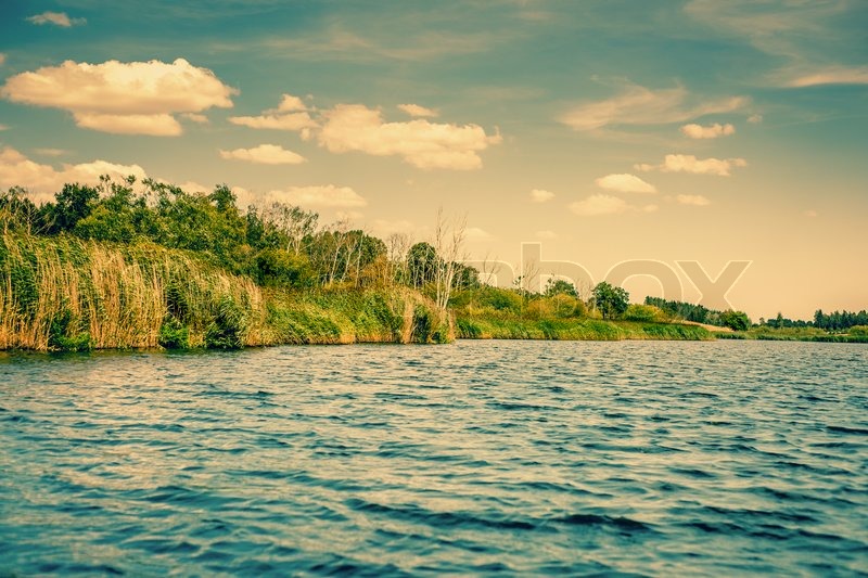 Schöne Seenlandschaft, Landschaft ... | Stock Bild | Colourbox