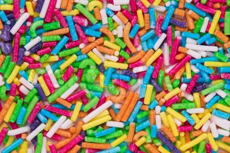 Colored sprinkles. To be used as ... | Stock image | Colourbox