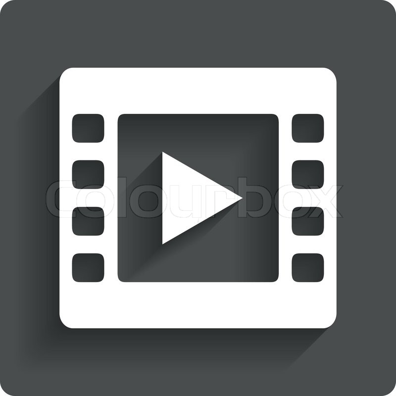 Video sign icon. Video frame symbol. ... | Stock vector | Colourbox