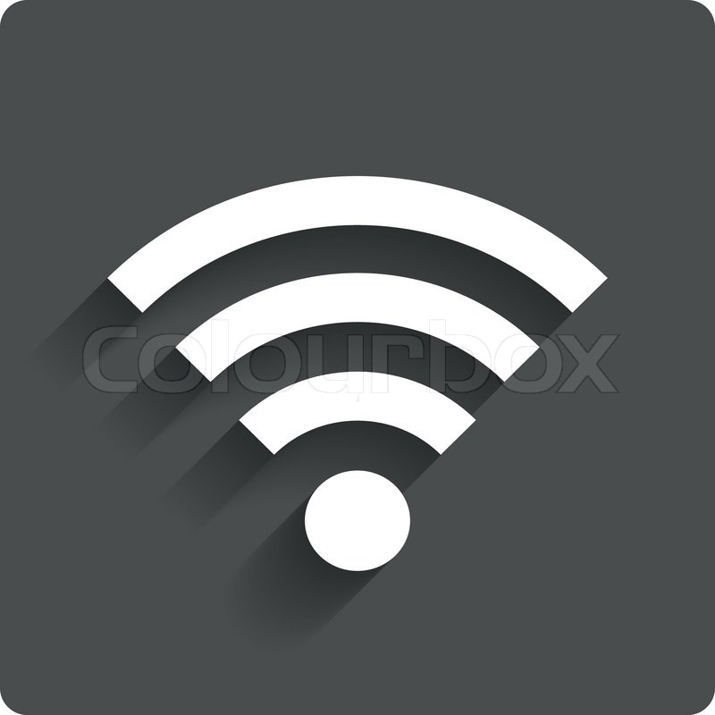 WiFi Zeichen. Wi-Fi-Symbol. ... | Stock-Vektor | Colourbox