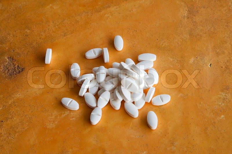 Bunch of painkiller tablets | Stock image | Colourbox