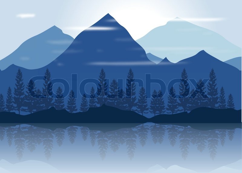 Berge | Stock-Vektor | Colourbox