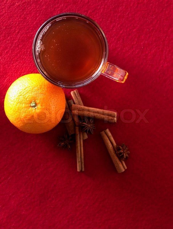 Cinnamon and orange tea | Stock image | Colourbox