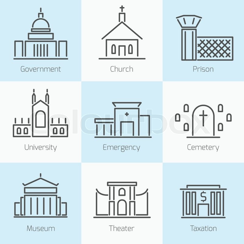 Government Buildings Icon