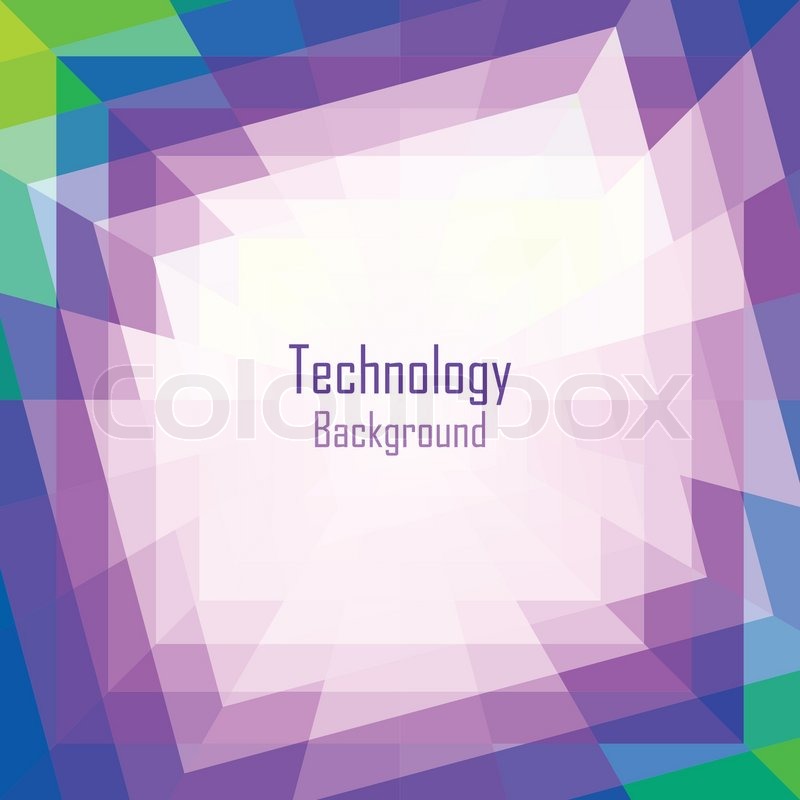 Abstract Colorful Technology ... | Stock vector | Colourbox