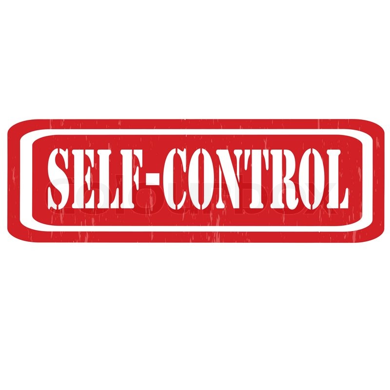 Self Control Clipart